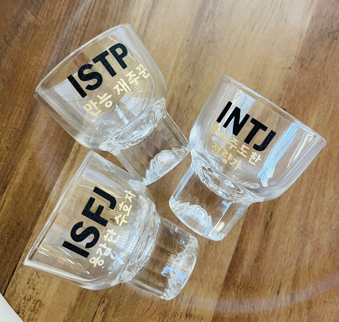 MBTI drinking glass – JJJ Design